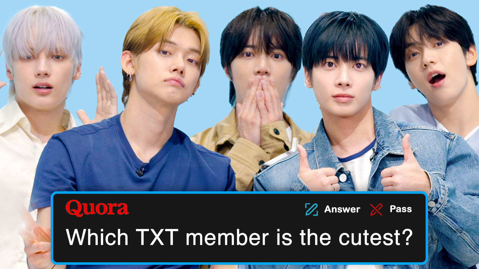 Watch TXT Reply To Fans Online | Actually Me | GQ