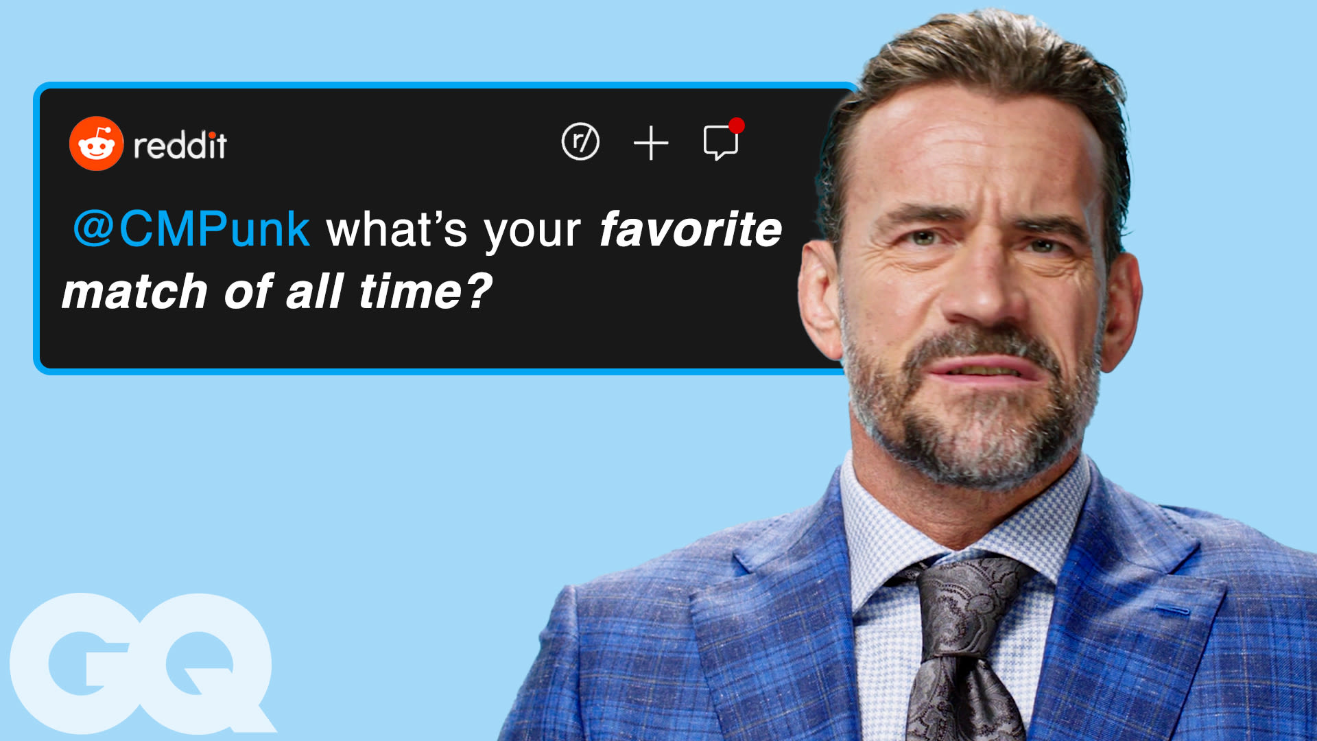 Watch CM Punk Replies To Fans Online | Actually Me | GQ