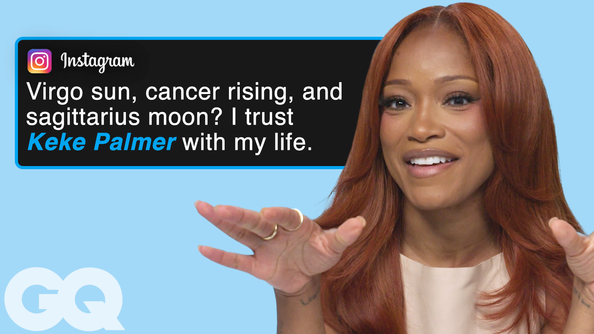 Watch Keke Palmer Replies To Fans Online | Actually Me | GQ