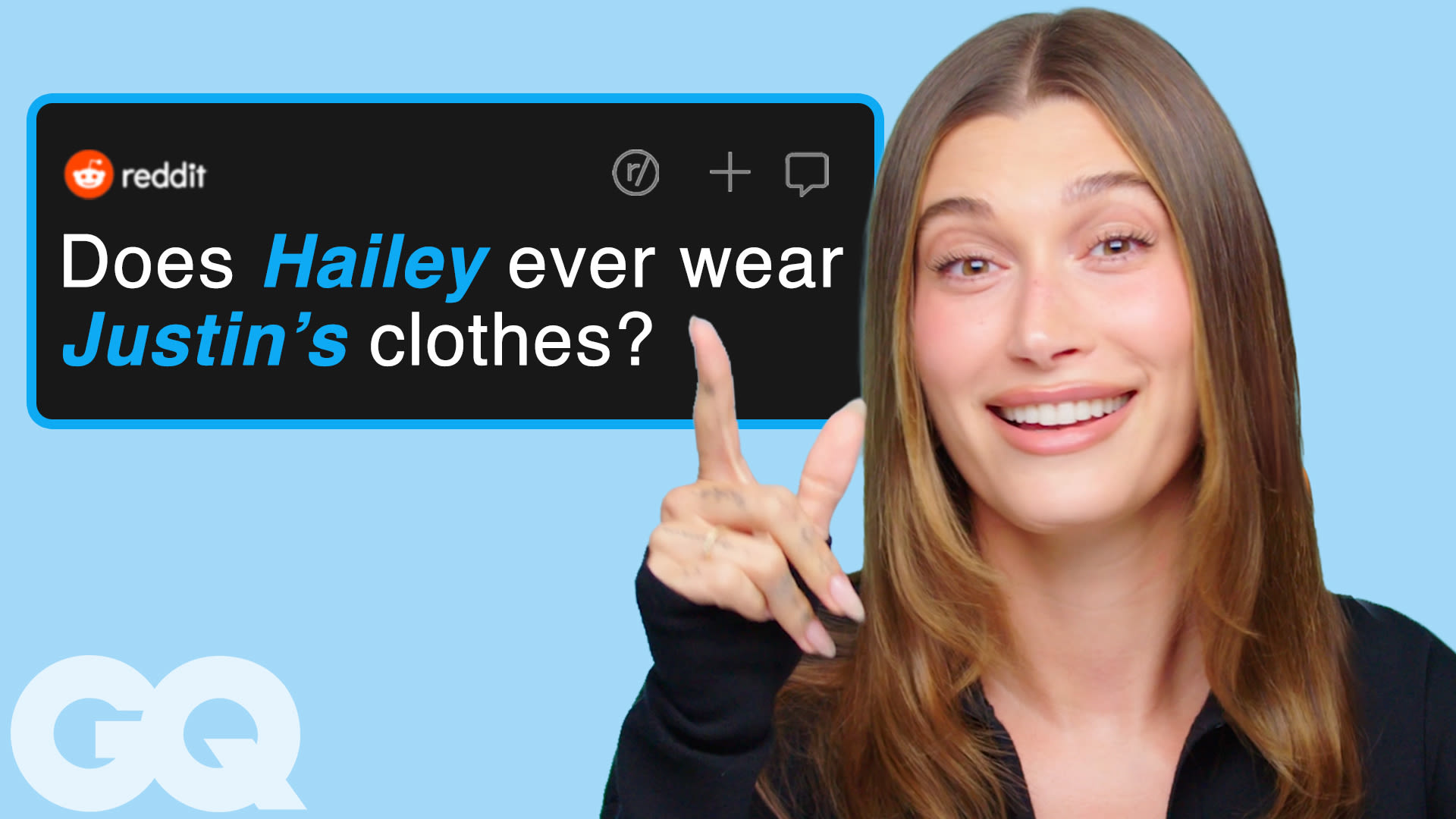 Watch Hailey Bieber Replies To Fans Online | Actually Me | GQ