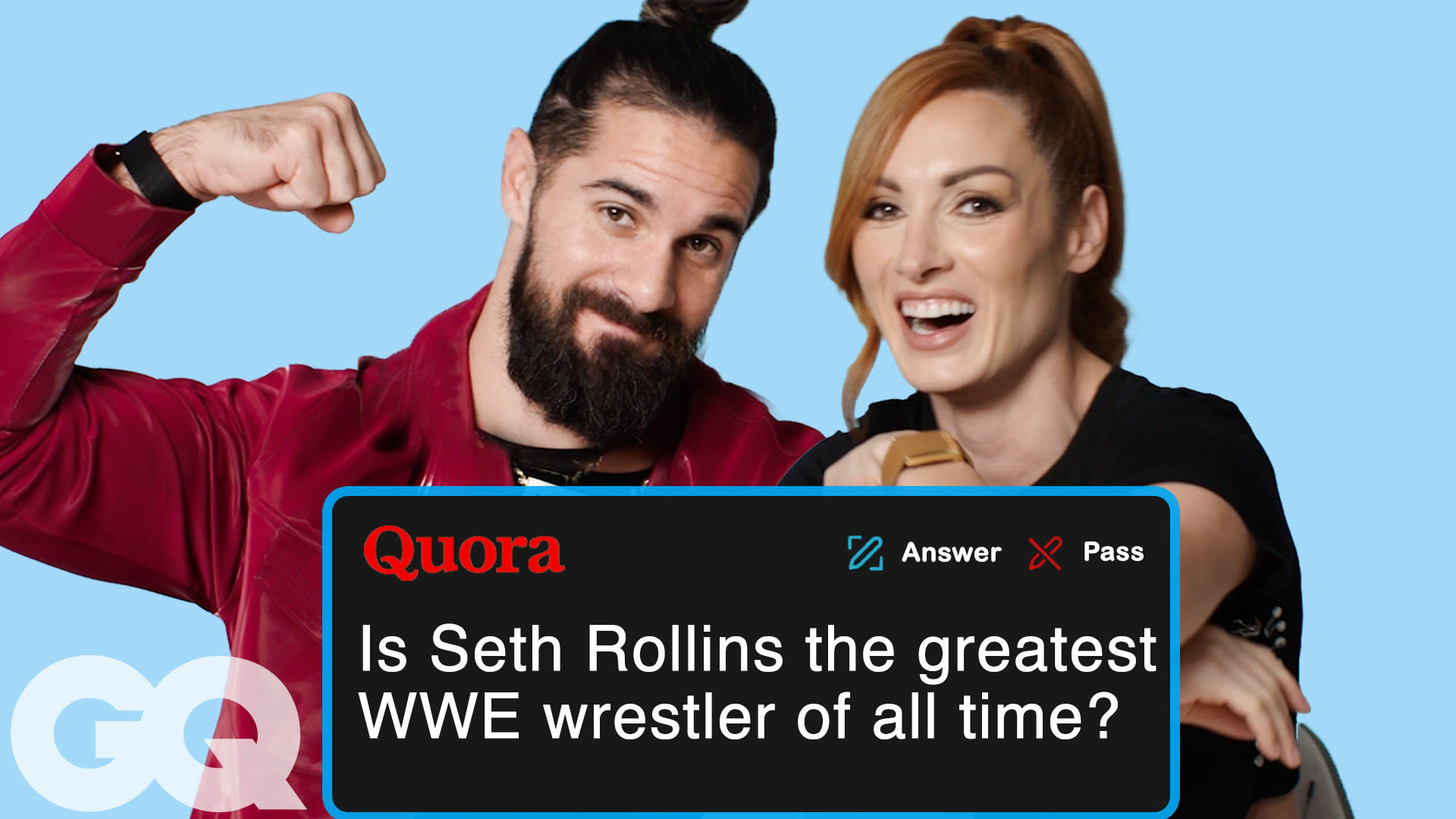 Watch WWE Superstars Seth Rollins & Becky Lynch Reply To Fans Online ...