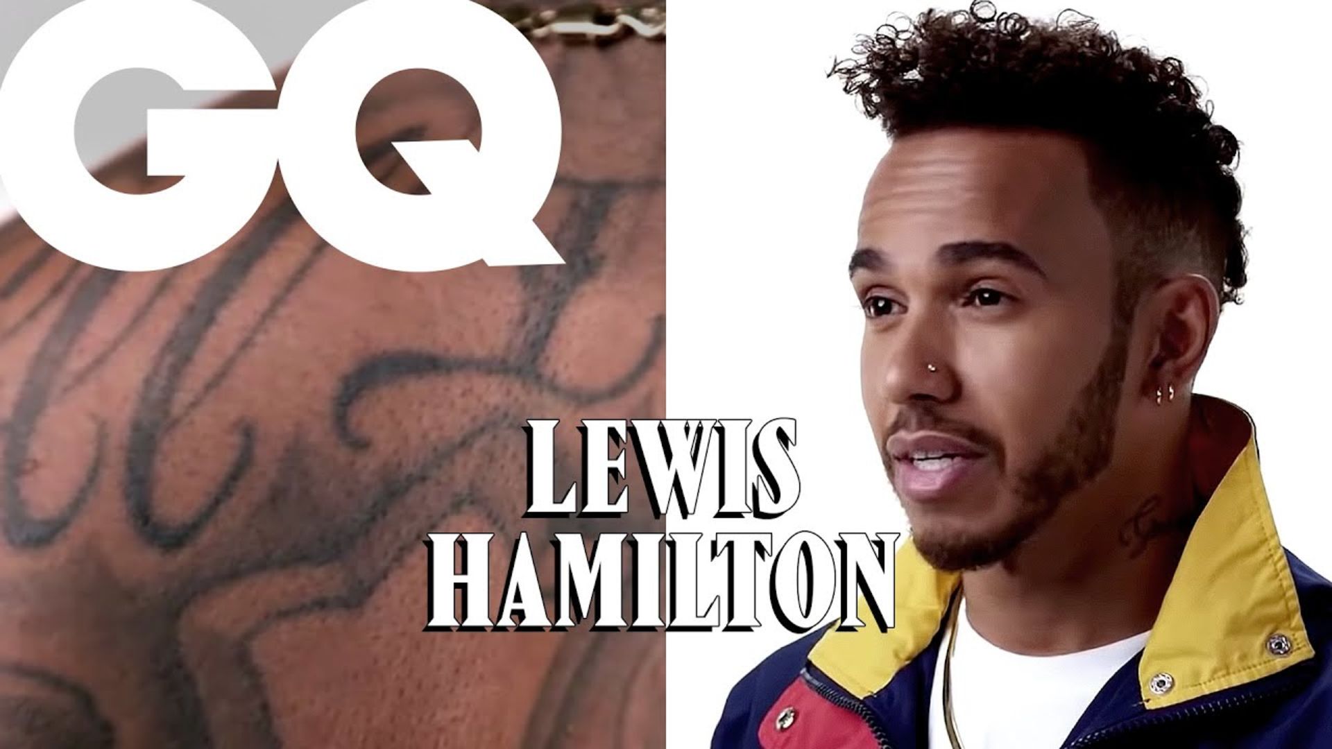Voir Lewis Hamilton dévoile ses tattoos : Tupac, Jésus, "Oeil d'Aigle ...