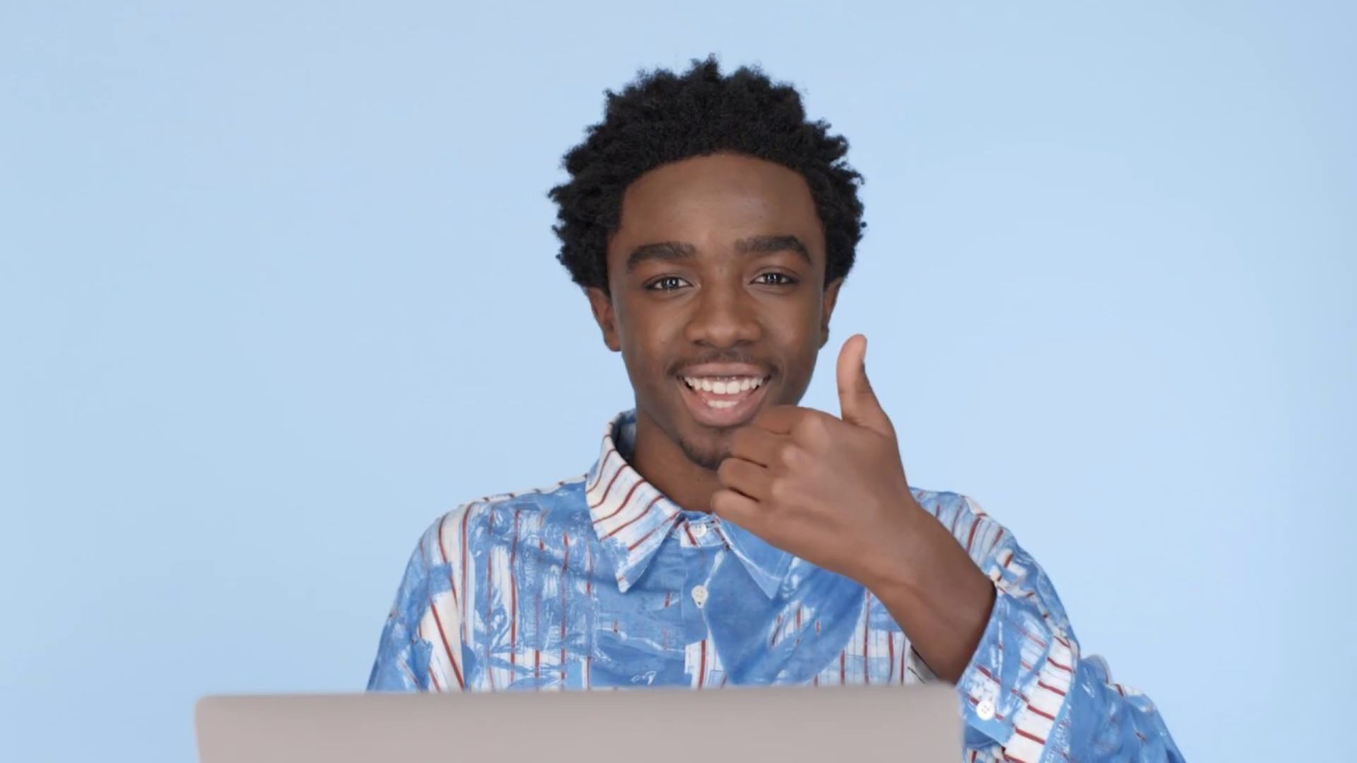 Watch Stranger Things' Lucas Goes Undercover on Social Media | GQ India