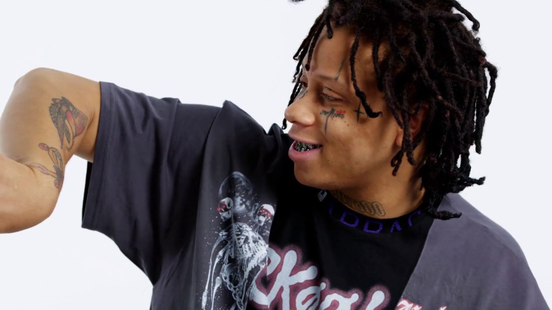 Watch Trippie Red Explains His Cryptic Tattoos | GQ India