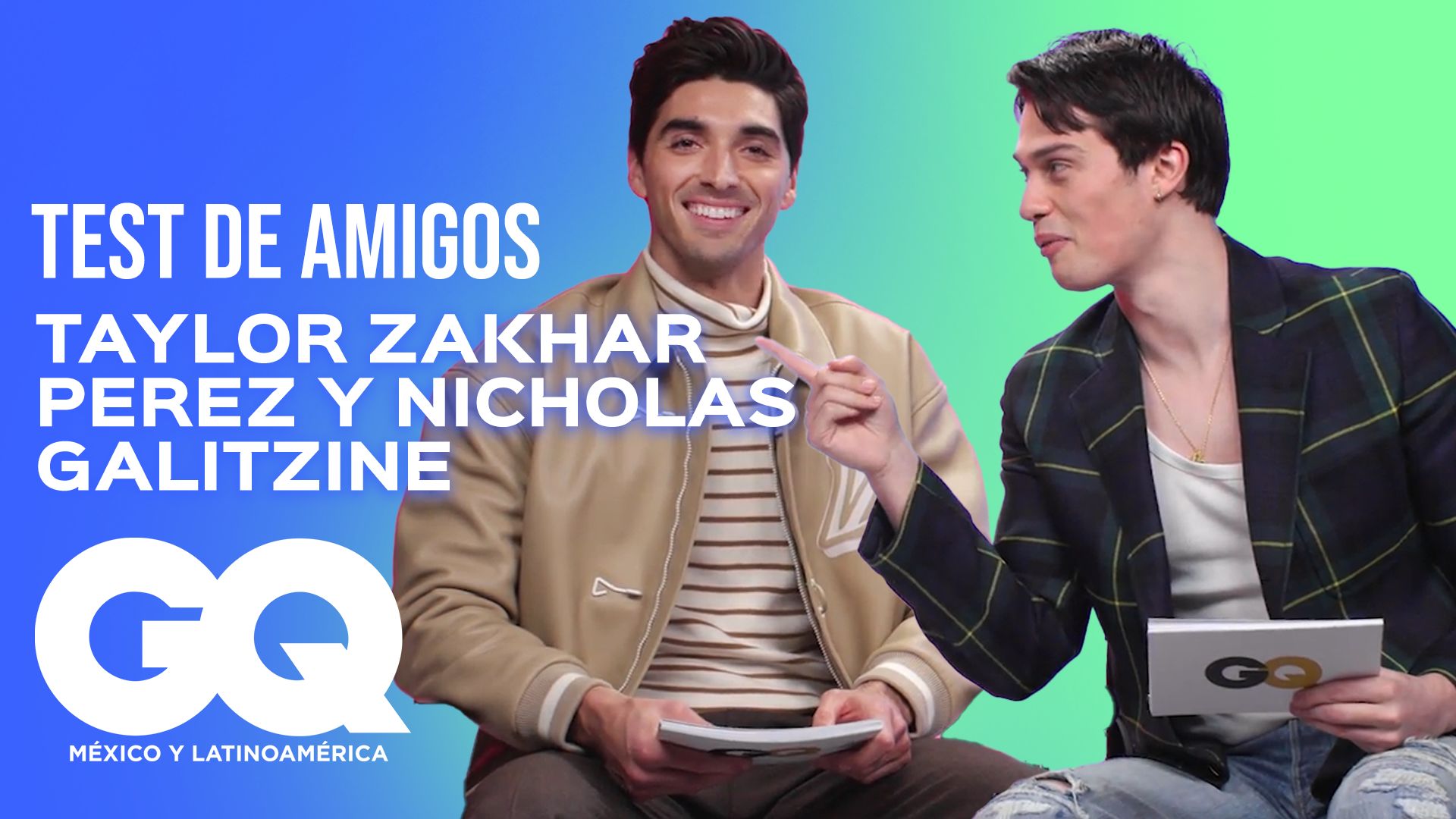 Watch Taylor Zakhar Perez y Nicholas Galitzine: GQ Trivia | GQ