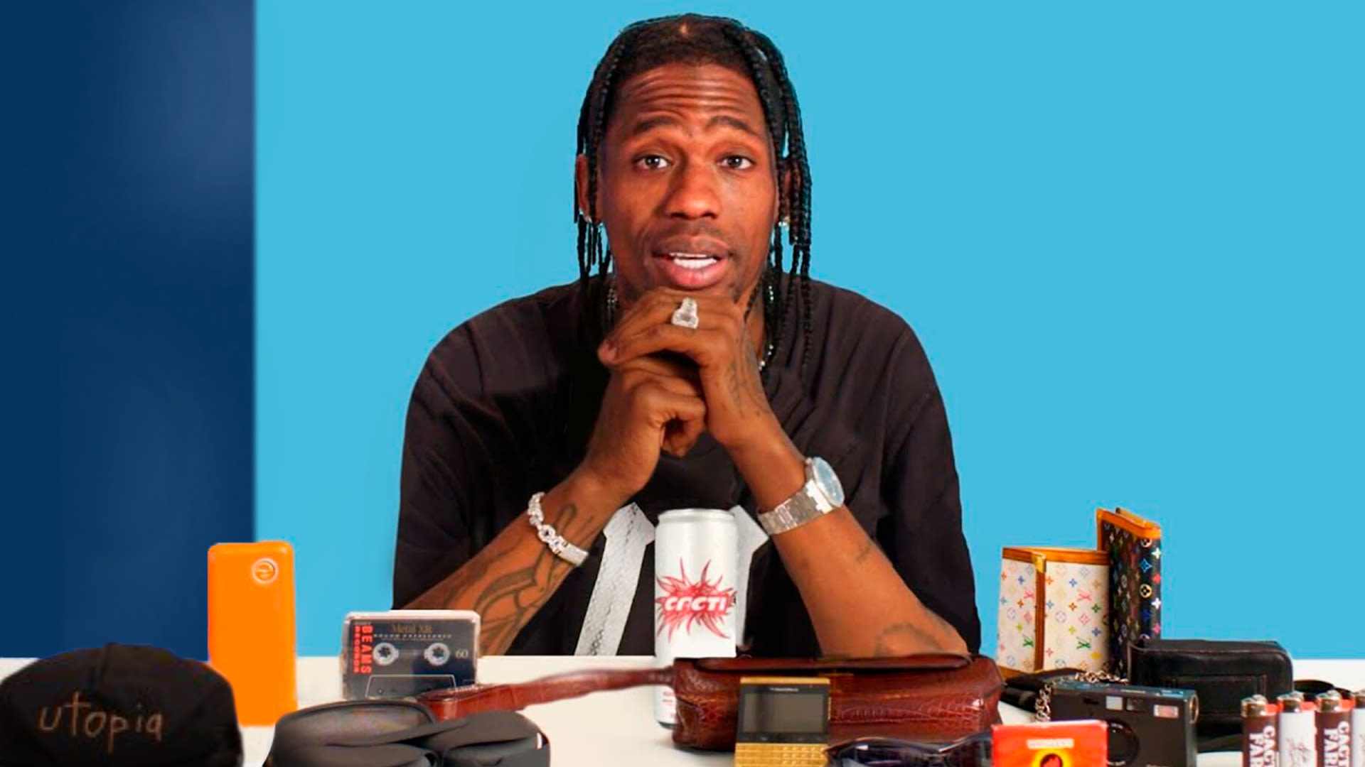 Watch Travis Scott: 10 objetos sin los que no puede vivir | 10 Esenciales | 10 Esenciales | GQ ...