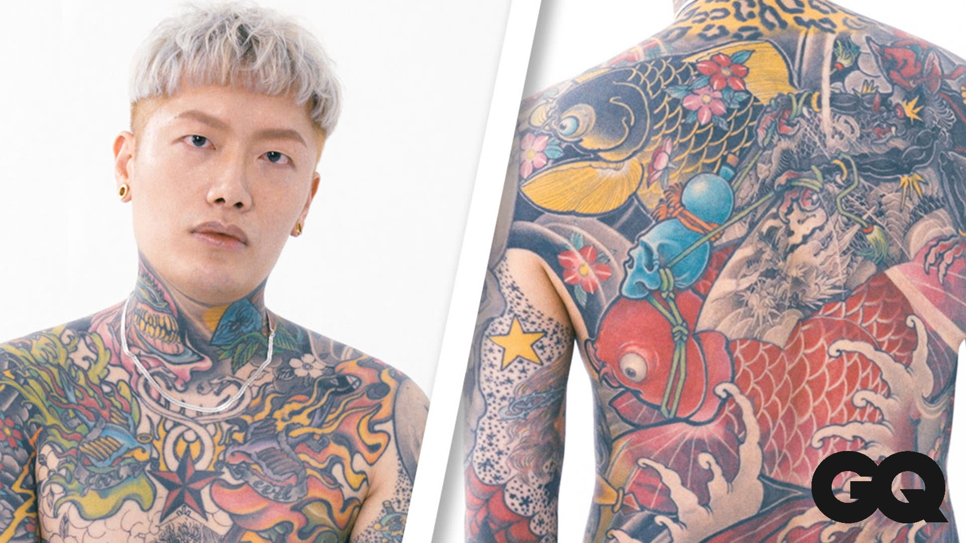 Watch 瘦子的背就是他刺的！超人氣刺青師Josh Lin：「刺青不會改變你的人生，唯一的功用是喚醒你」｜刺青旅行｜GQ Taiwan ...