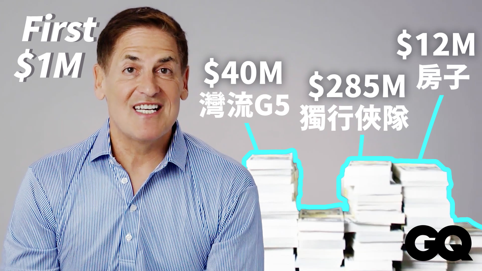 Watch 獨行俠隊老闆馬克庫班如何將他的100萬變成10億？ How Mark Cuban Turned His First $1M Into $1B｜GQ Taiwan | One-off ...