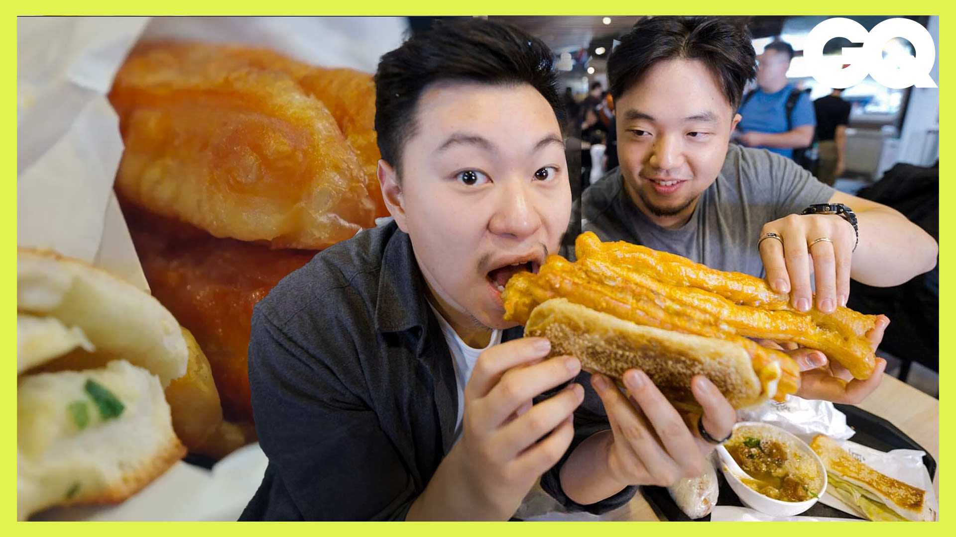 Watch 名廚Lucas與Eric品嚐台北知名早餐店「阜杭豆漿」！燒餅油條就是要現吃才美味，明天早起排隊去！｜GQ Taiwan | 科普長 ...