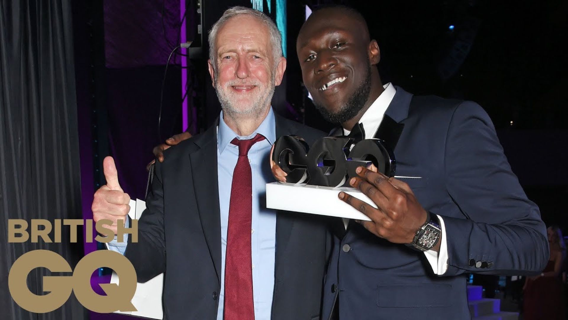 Watch Stormzy Wins Copper Dog Whisky Solo Artist of the Year | British GQ