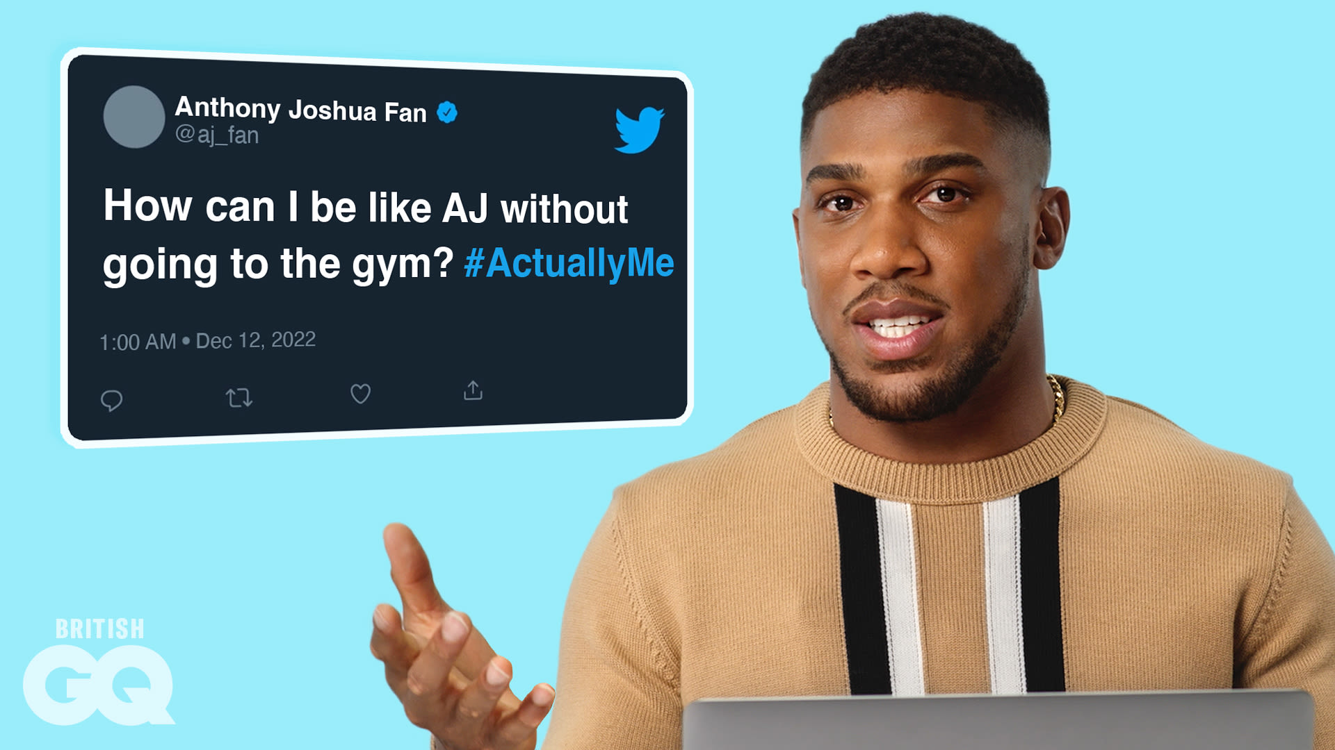 Watch Anthony Joshua Answers Your Questions | Actually Me | British GQ