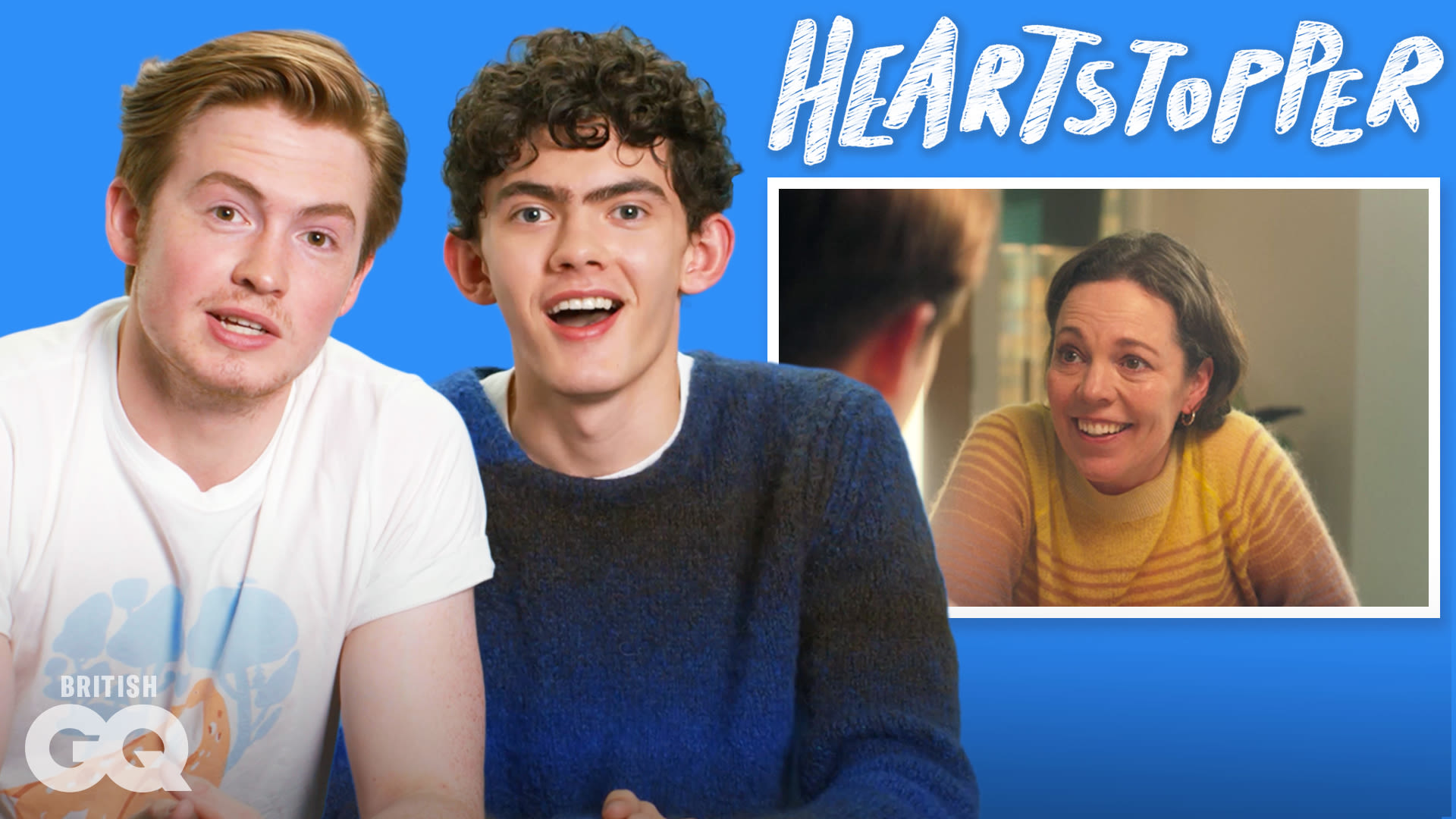 Watch Kit Connor & Joe Locke React To Heartstopper Scenes | Action ...