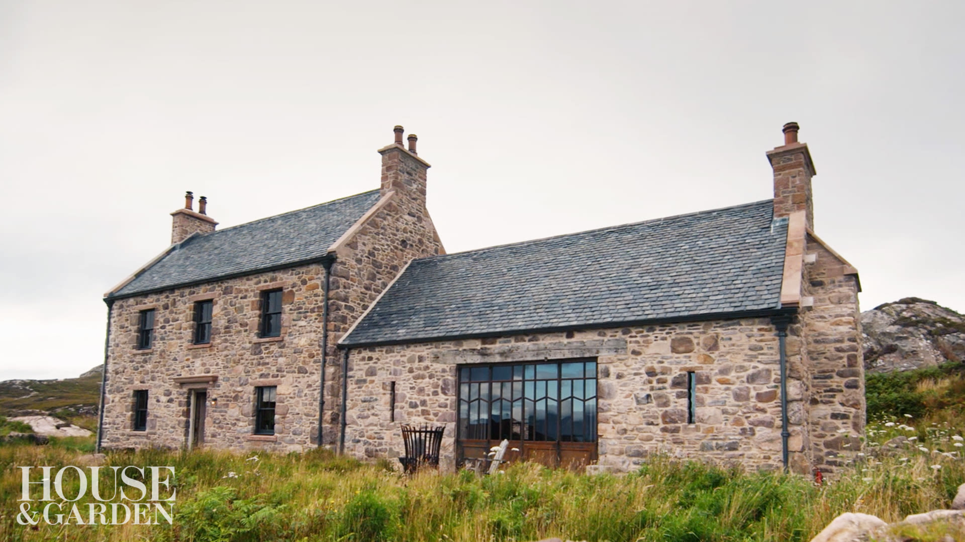 Watch Inside a fully-renovated Scottish farmhouse secluded in The Outer ...