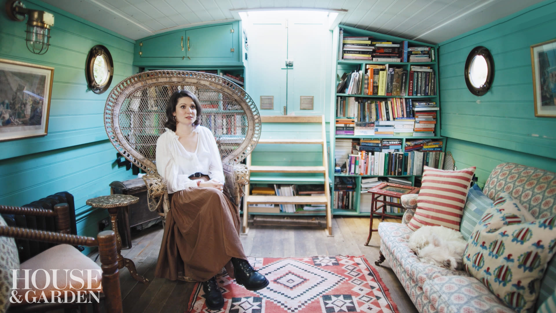 Watch Inside Rachel Allen’s wide-beam barge in central London | Design ...