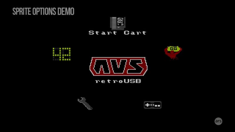 Watch Games and Culture | RetroUSB AVS Options menu demos | Ars ...
