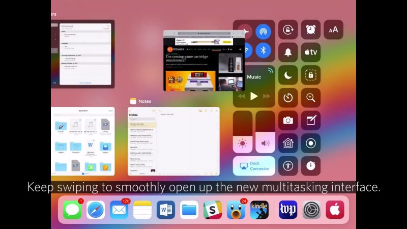 Watch iOS 11’s new iPad multitasking features | Ars Technica Video | CNE