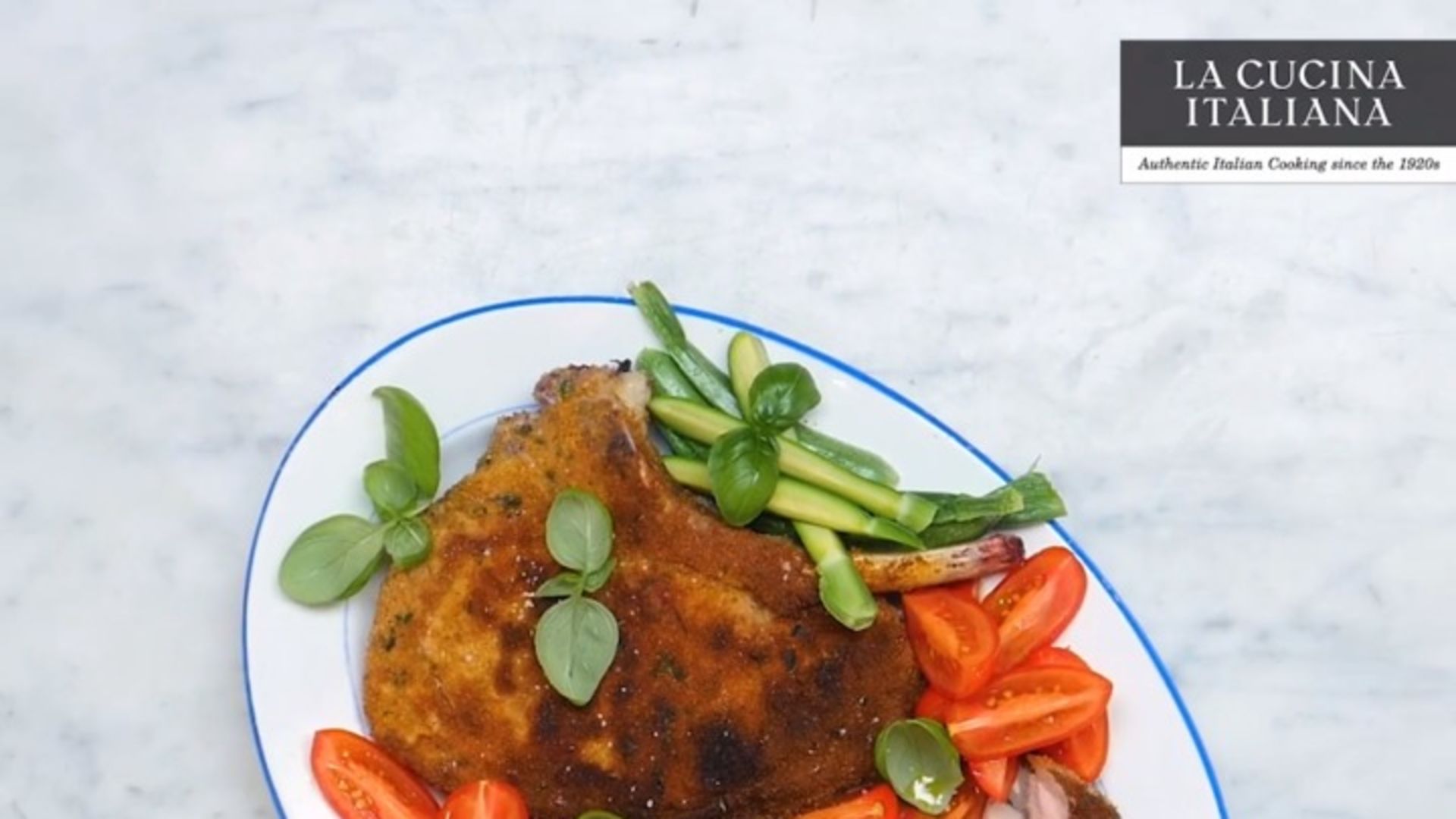 Watch How to Make a Crispy Cotoletta with Herb Bread - La Cucina ...