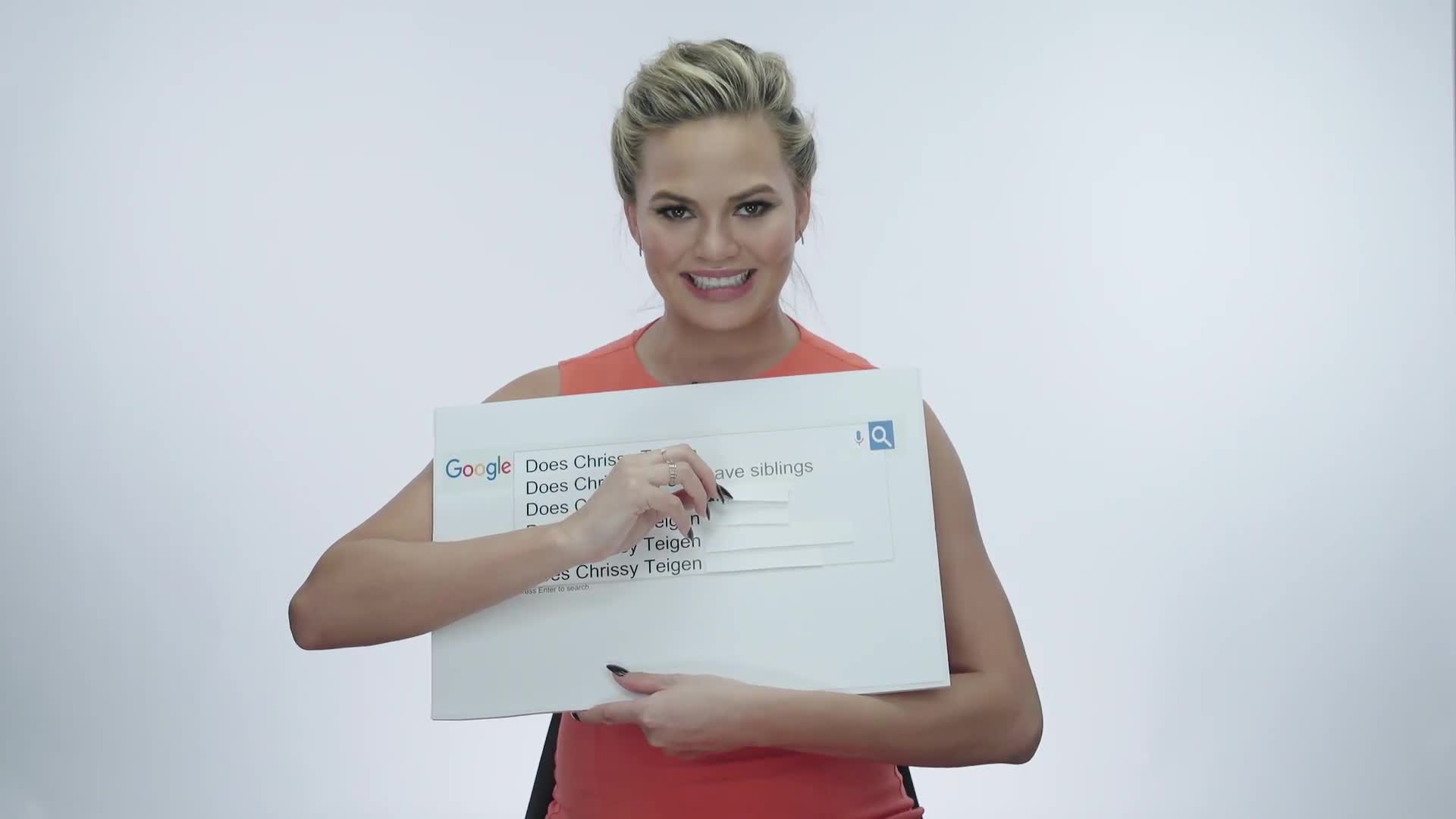 Watch Chrissy Teigen Answers Your Most Googled Questions | SELF Cover ...