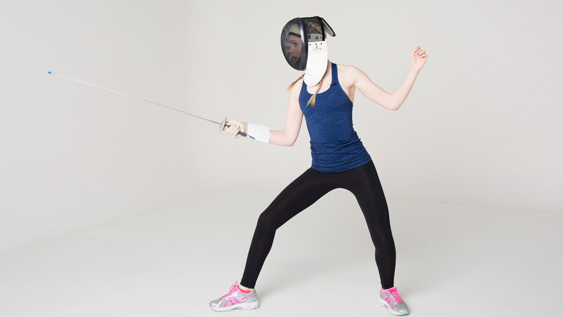 Watch Elena Kampouris Shows Us 5 Basic Fencing Moves (While Being ...