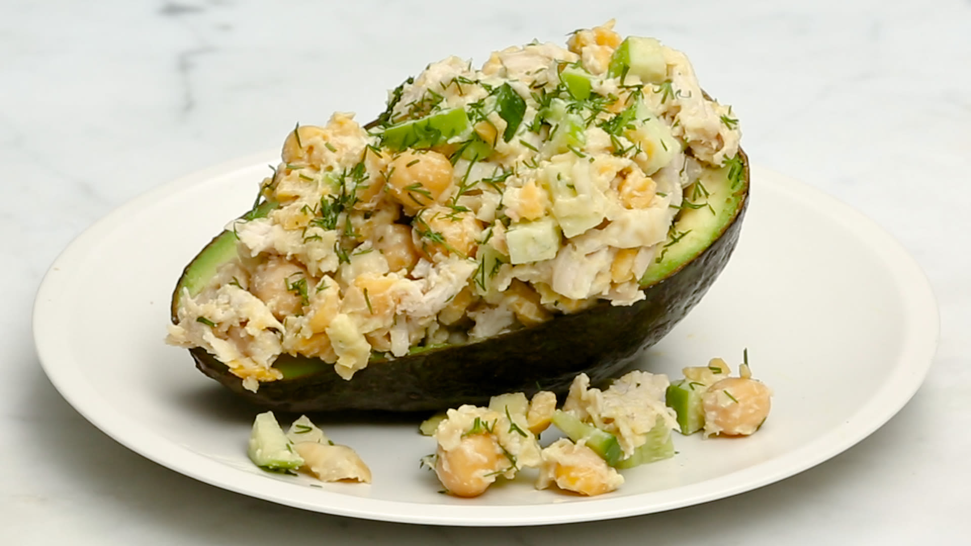 Watch How To Make Healthy High-Protein Avocado Boats | SELF