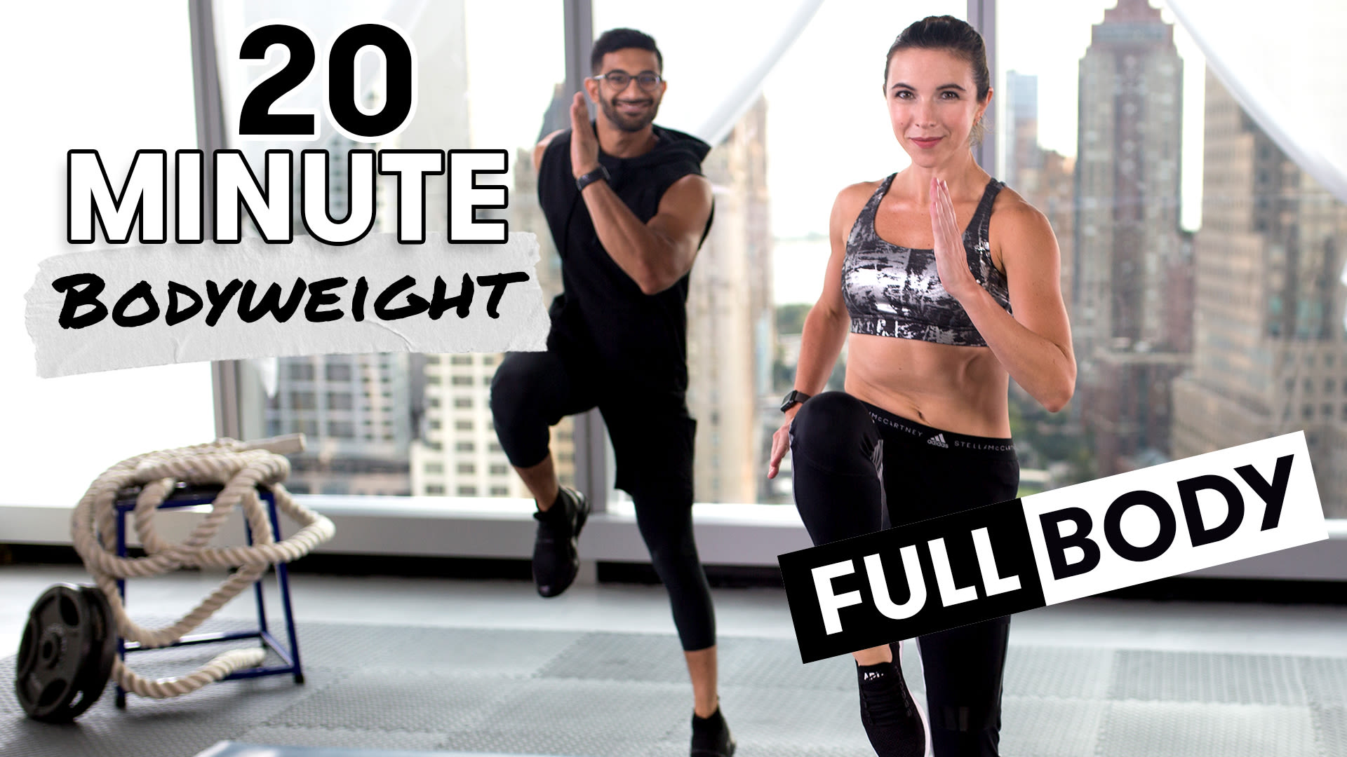 Watch 20-Minute HIIT Full Body Bodyweight Workout | SELF