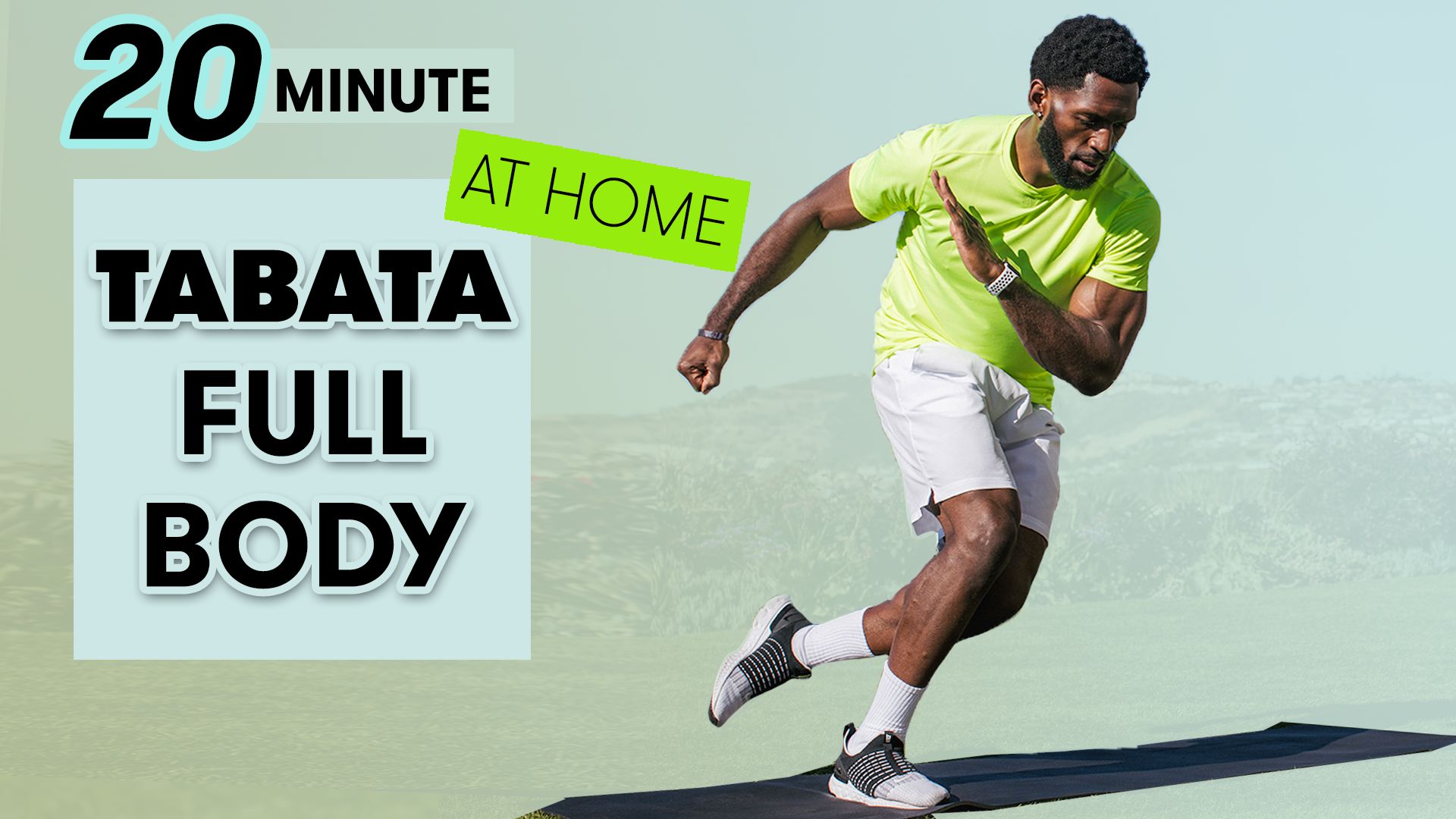 Watch 20-Minute Tabata Full-Body Workout - No Equipment at Home | SELF