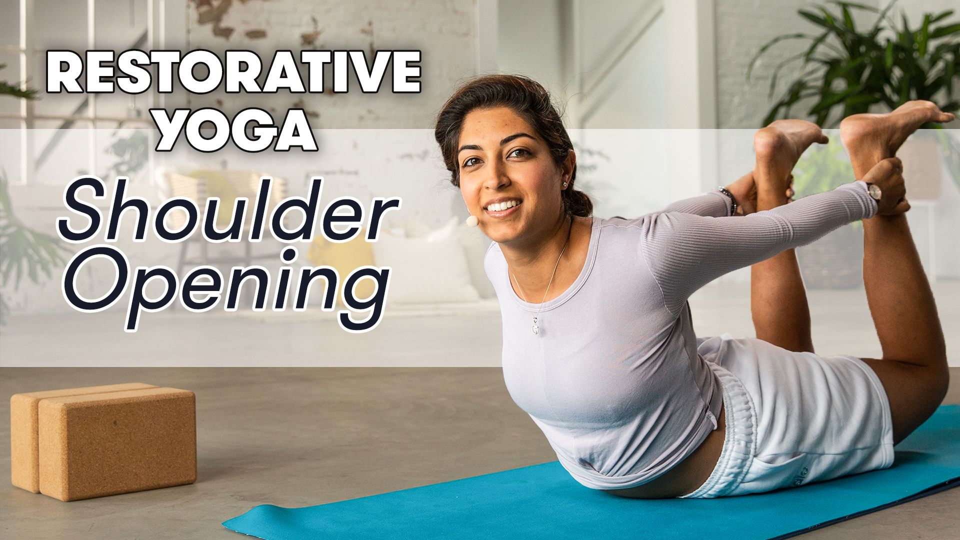 Watch Restorative Yoga: Shoulder Opening - Class 6 | Sweat with SELF | SELF