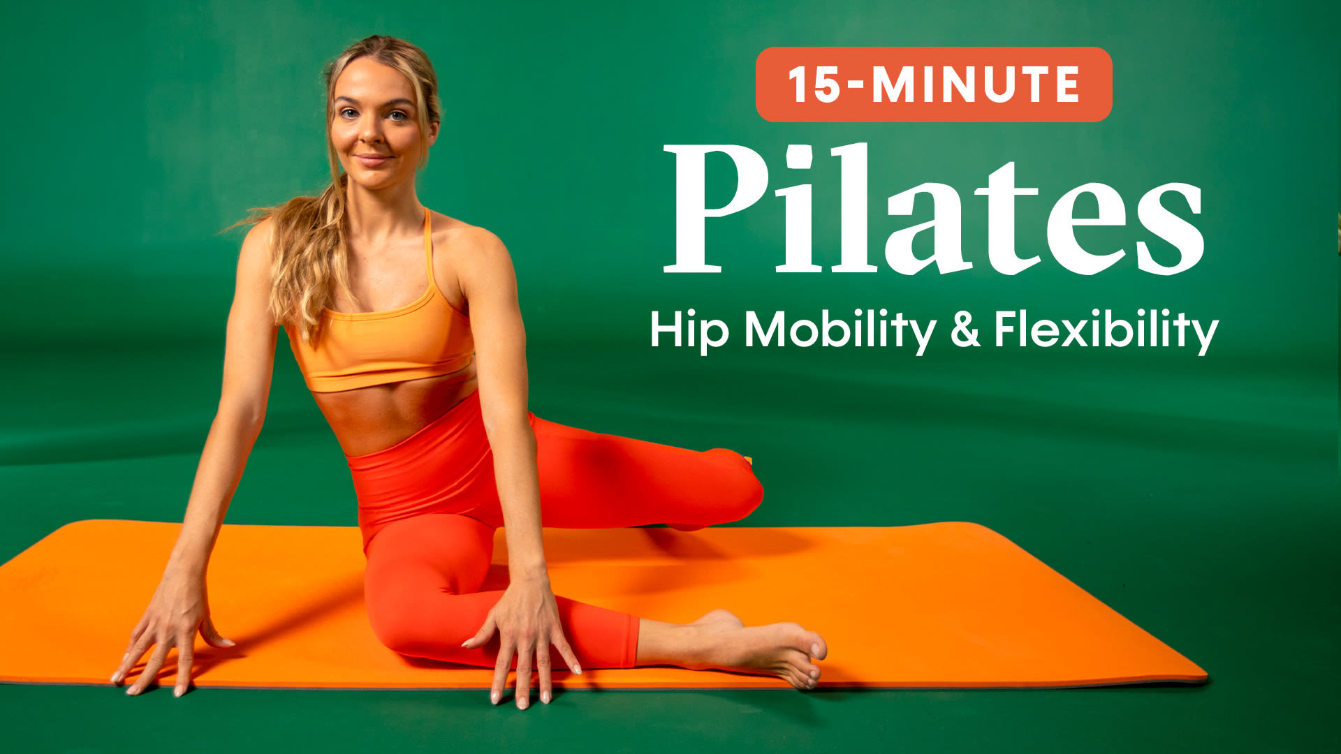 Watch 15-Minute Mat Pilates Workout for Hip Mobility & Flexibility (No ...