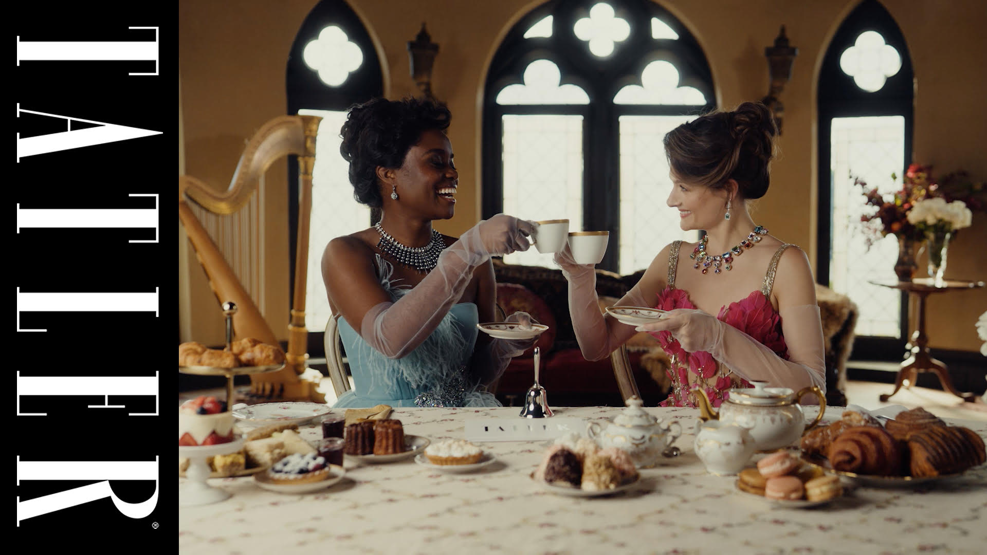 Watch The Gilded Age stars Denée Benton and Louisa Jacobson play Tea ...