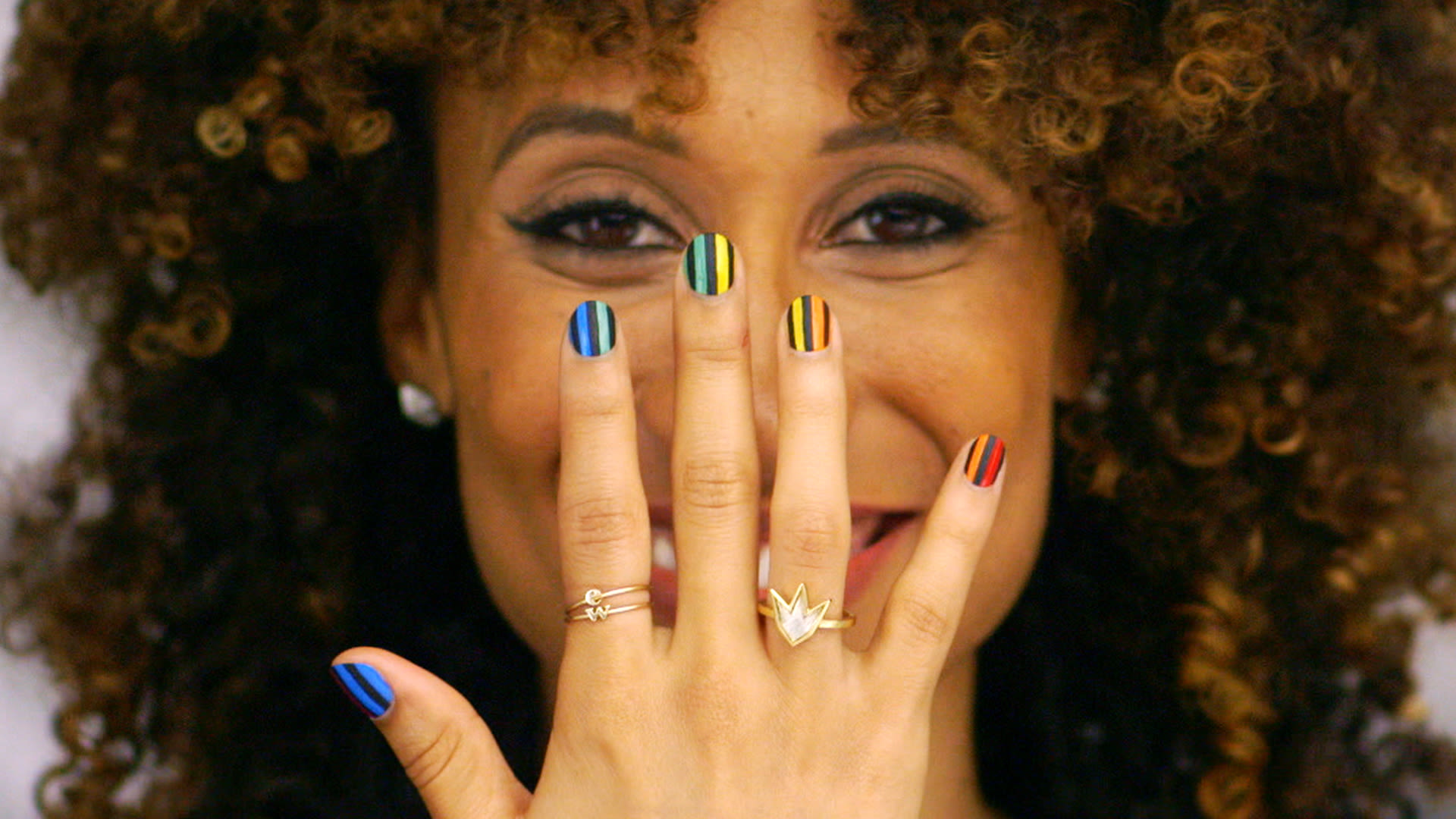 Watch Rainbow Nails with Madeline Poole | 3 Steps to... | Teen Vogue