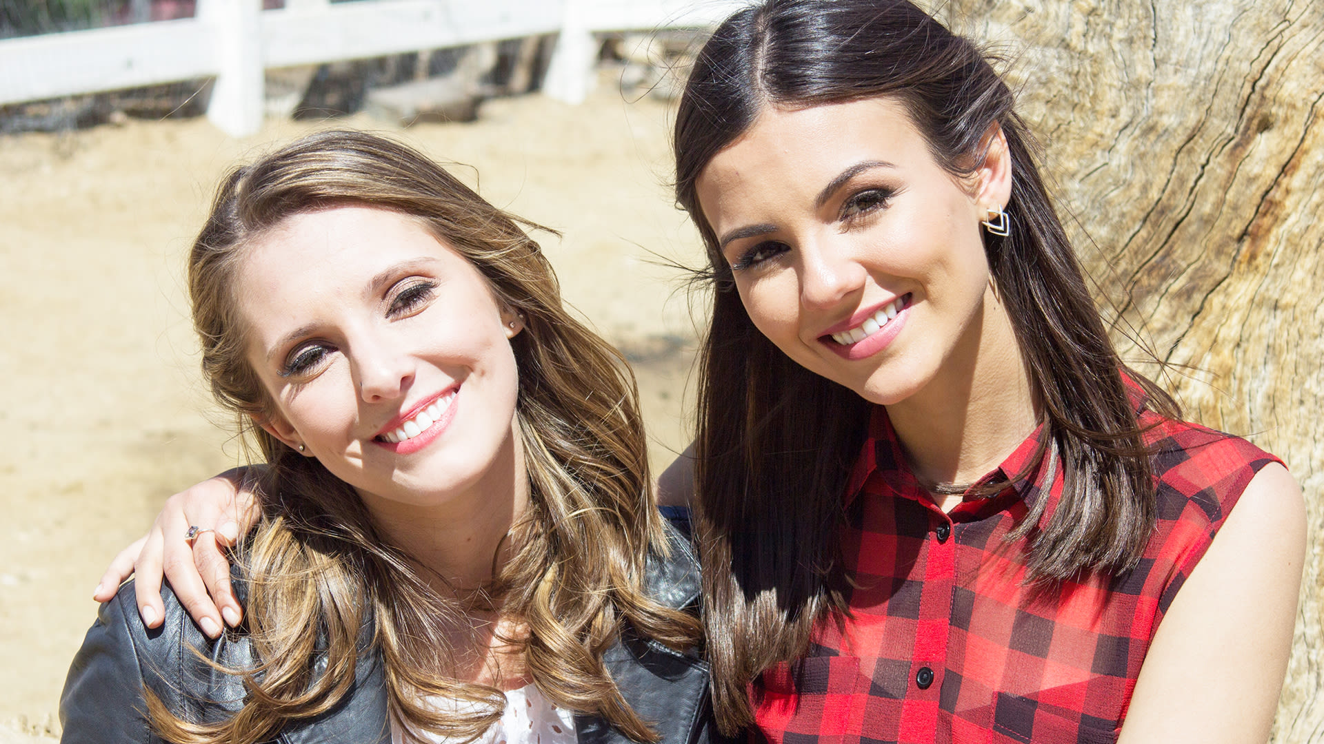Watch Join Victoria Justice and Her Bestie as They Cuddle Farm Animals ...