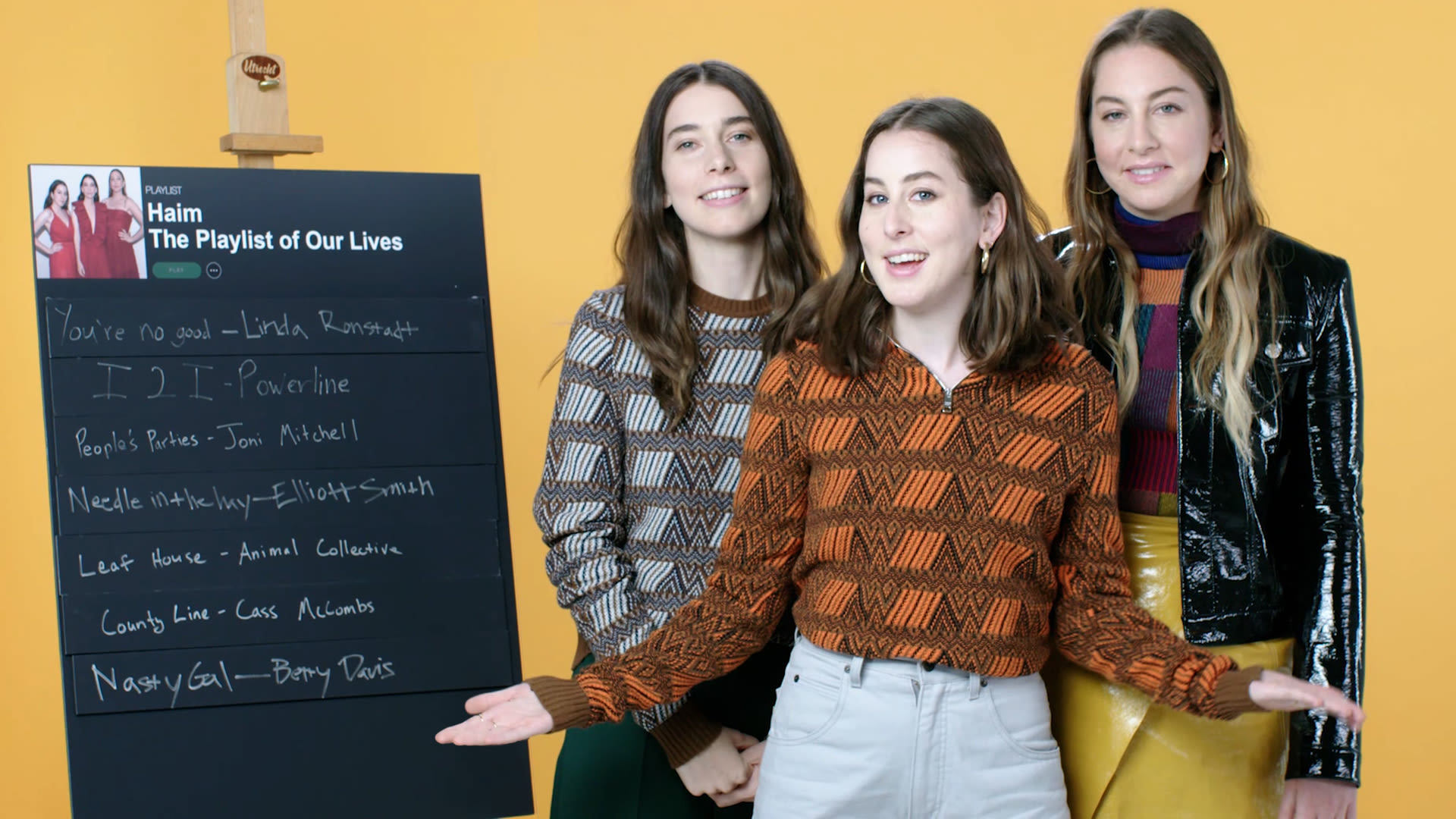 Watch HAIM Create the Playlist to Their Lives | Playlist of My Life ...