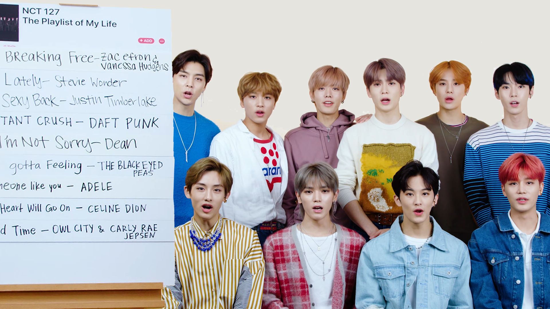 Watch NCT 127 Create The Playlist To Their Lives | Playlist of My Life ...