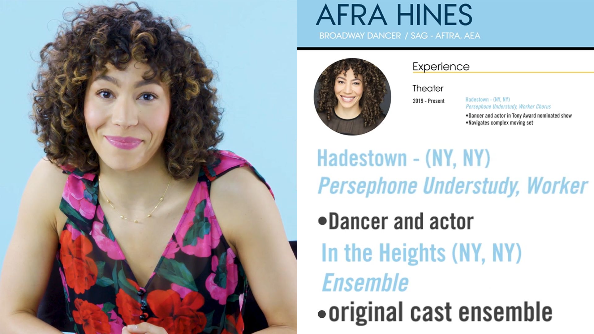 Watch Broadway Dancer Explains Her Career Path, from First Job to ...