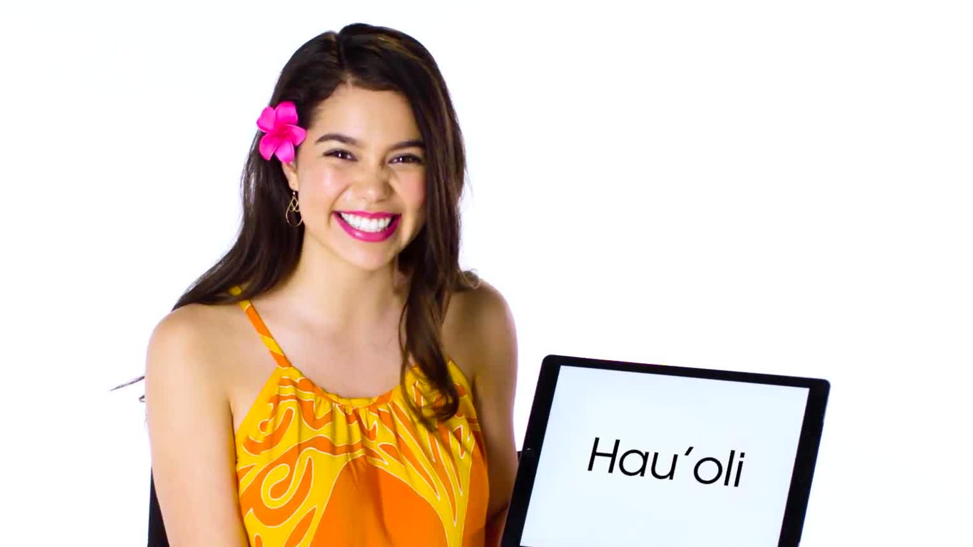 Watch Hawaiian Pronunciation Guide With Moana's Auli'i Cravalho | Teen ...