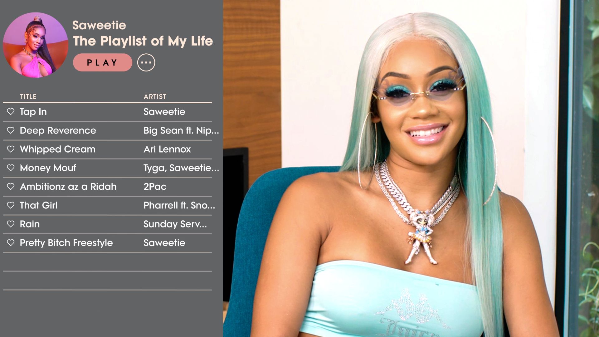 Watch Saweetie Creates the Playlist of Her Life | Playlist of My Life ...