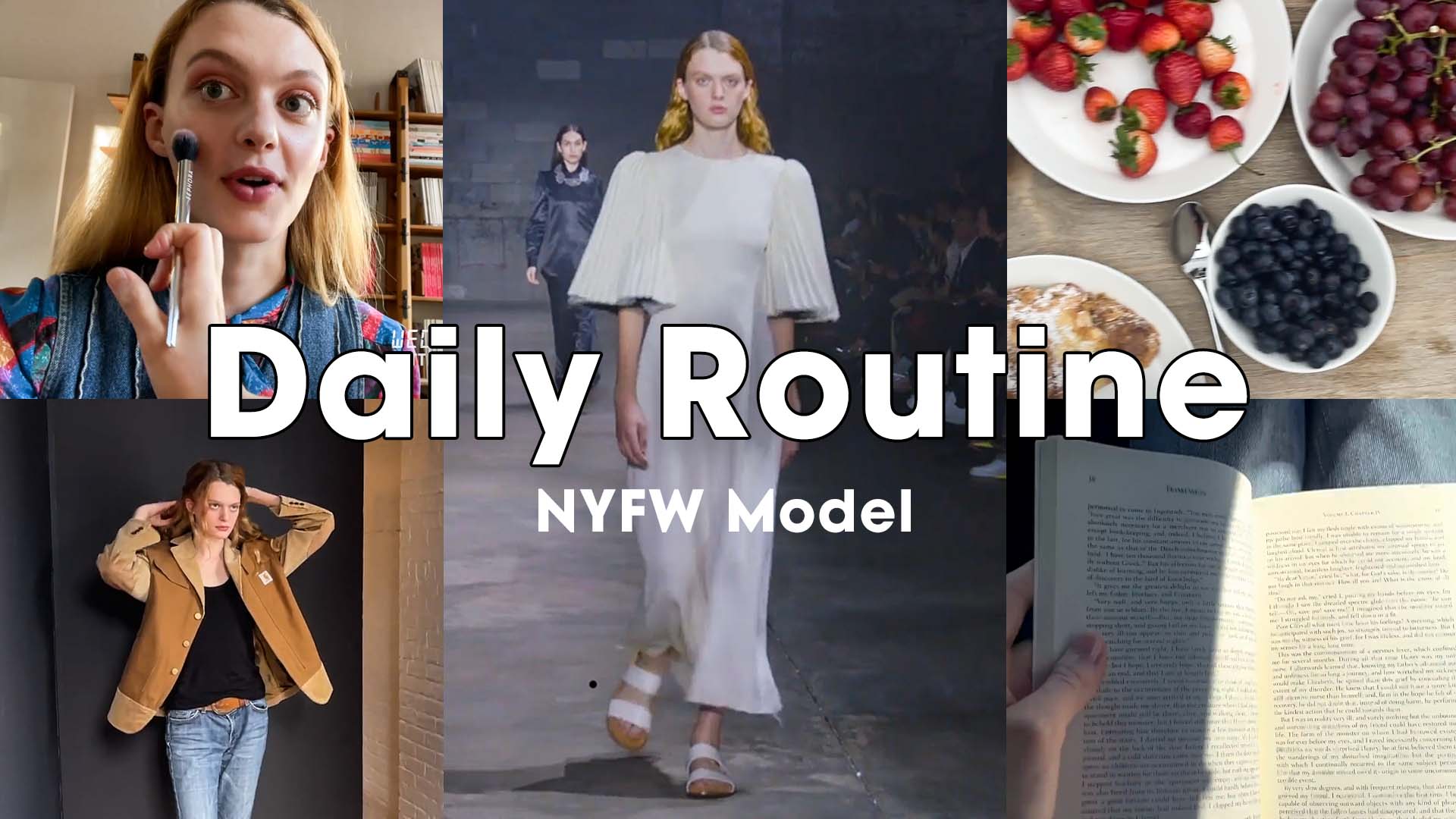 Watch Model's Daily Routine 1 Week Before a Big Fashion Show | The Lead ...