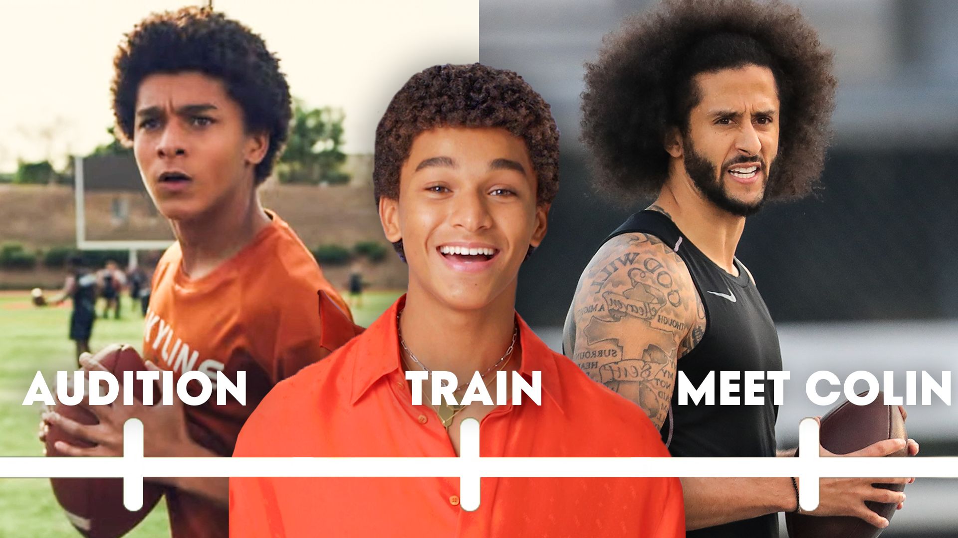 Watch How Jaden Michael Transformed Into Young Colin Kaepernick ...