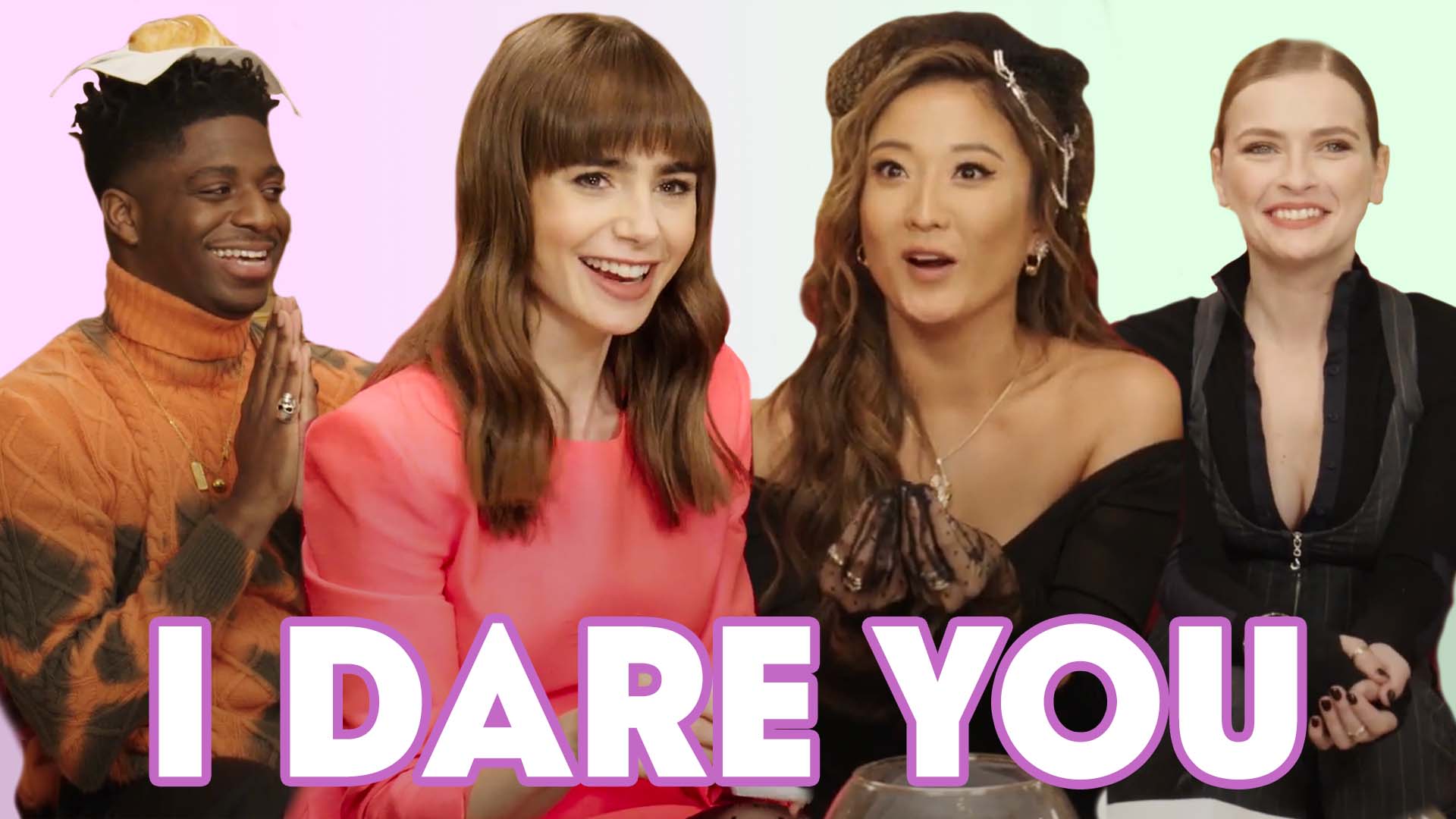 Watch 'Emily in Paris' Cast Play "I Dare You" | I Dare You | Teen Vogue