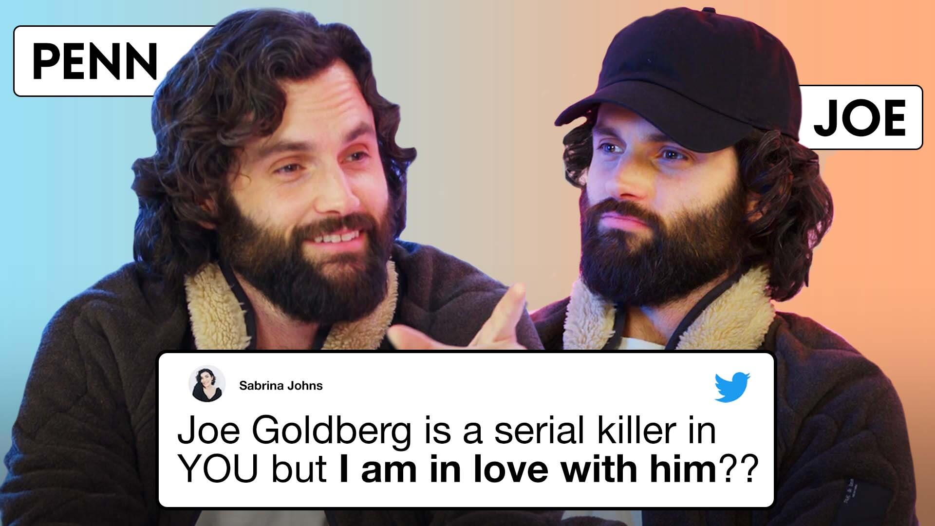 Watch Penn Badgley & Joe Goldberg Compete in a Compliment Battle ...