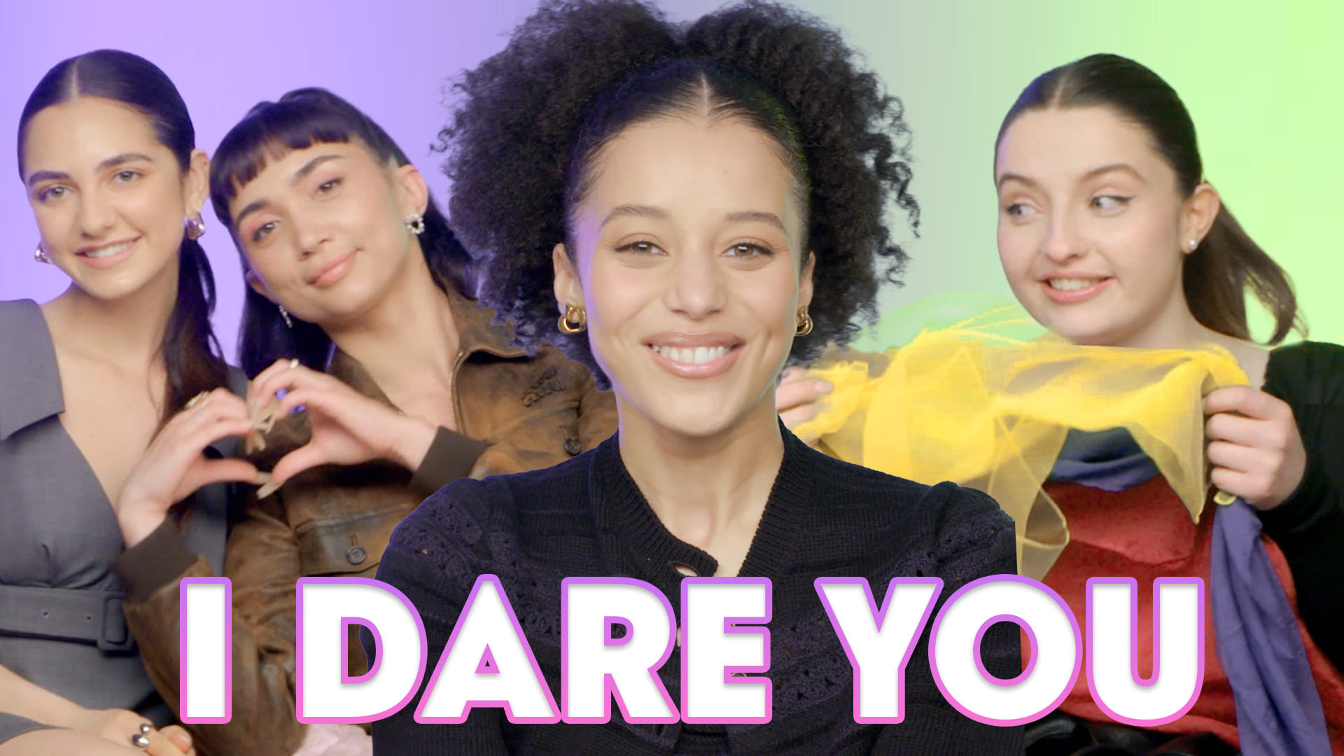Watch The Testaments Cast Play Truth or Dare | I Dare You | Teen Vogue