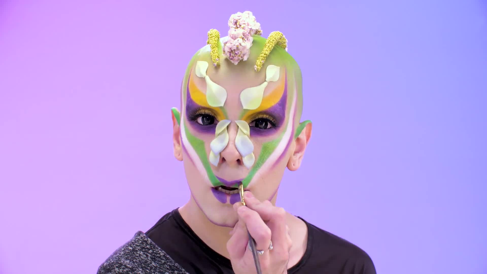 Watch Makeup Artist Ryan Burke's Avant-Garde Beauty | Them