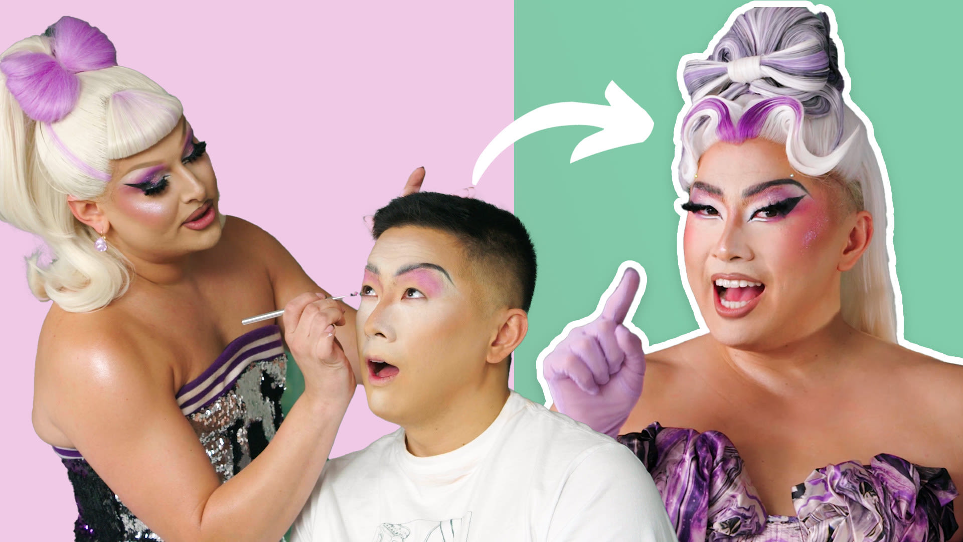 Watch Bowen Yang Gets a Drag Makeover From Jan Sport | Drag Me | Them