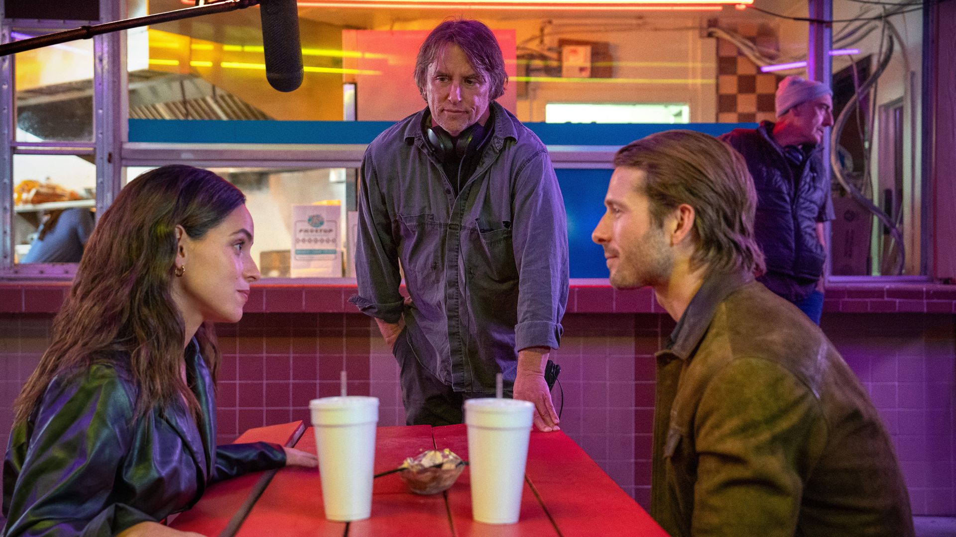 Watch Richard Linklater Unmasks Glen Powell In "Hit Man" | The New Yorker