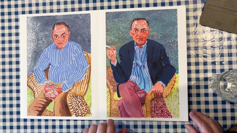 David Hockney Portretter Laura Hockney By David Hockney, David Hockney