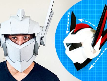 Watch How to Build a Cardboard Robot Helmet | WIRED Video | CNE