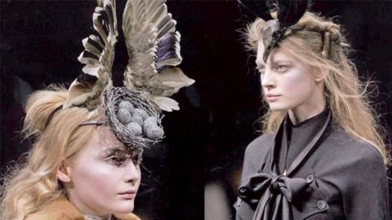 Watch Inside W | Alexander McQueen Bird's Nest Headdress | W Magazine ...