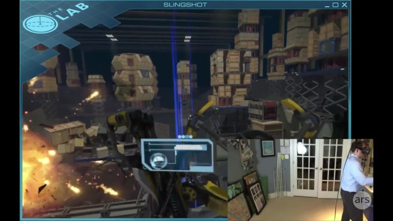 Watch Games and Culture | HTC Vive game demo: The Lab - Slingshot | Ars ...