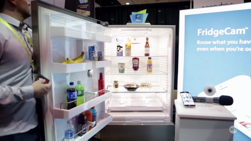 Watch Tech | CES 2017: Smarter's FridgeCam | Ars Technica | Ars ...