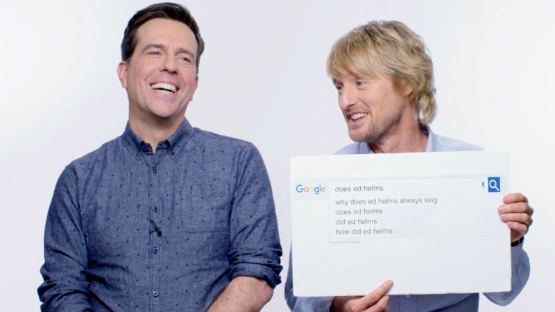 Watch WIRED Autocomplete Interviews | Owen Wilson & Ed Helms Answer the ...